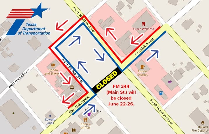 Road closures coming to Bullard as TxDOT continues Main Street widening ...