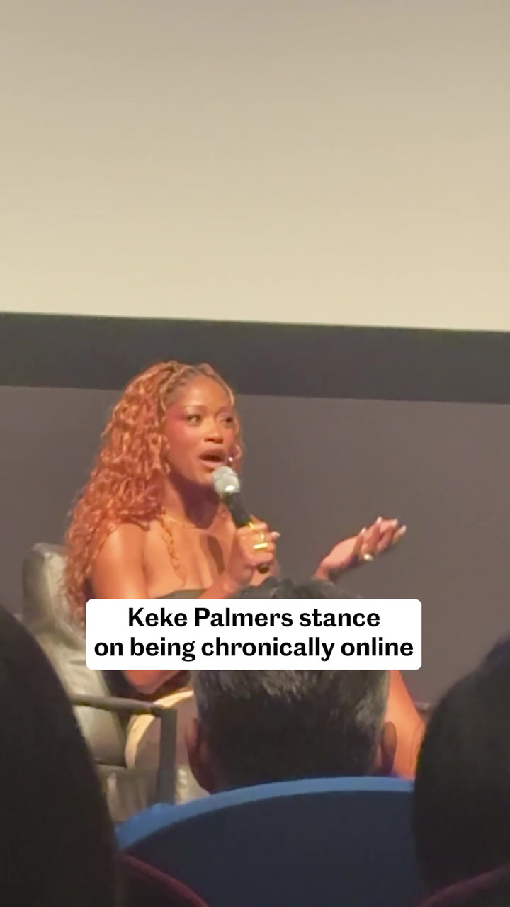 Keke Palmer’s stance on being chronically online