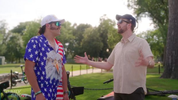 The Daily Show: Jordan Klepper trolls Trump supporters at White House ...