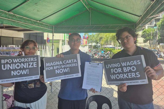 BPO workers in Cebu file emergency petition for P1,200 daily minimum wage