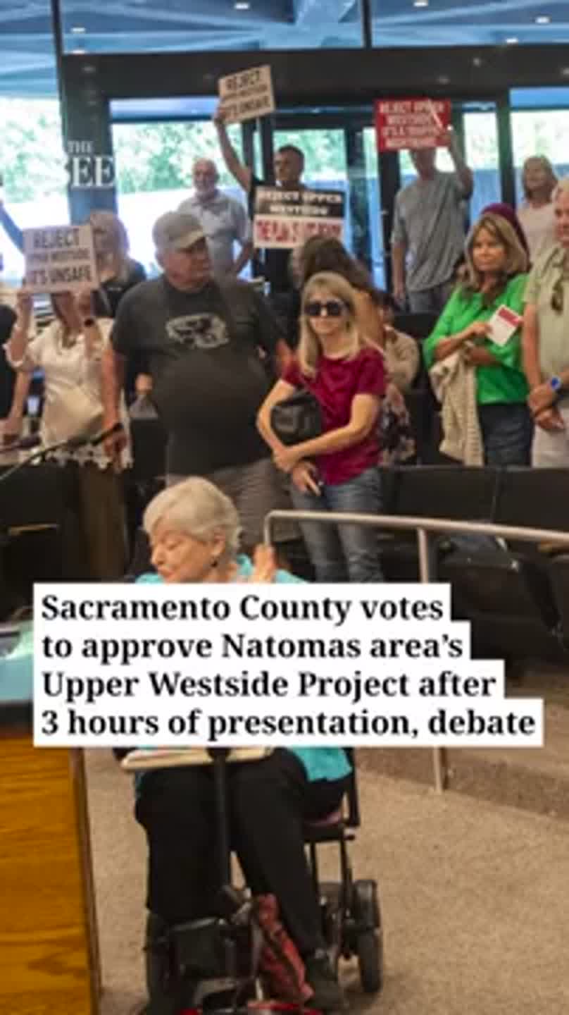 Hear the debate before Sacramento County approves Upper Westside project