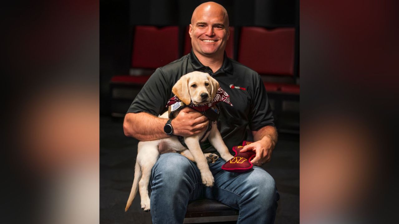 Washington Commanders introduce new team dog