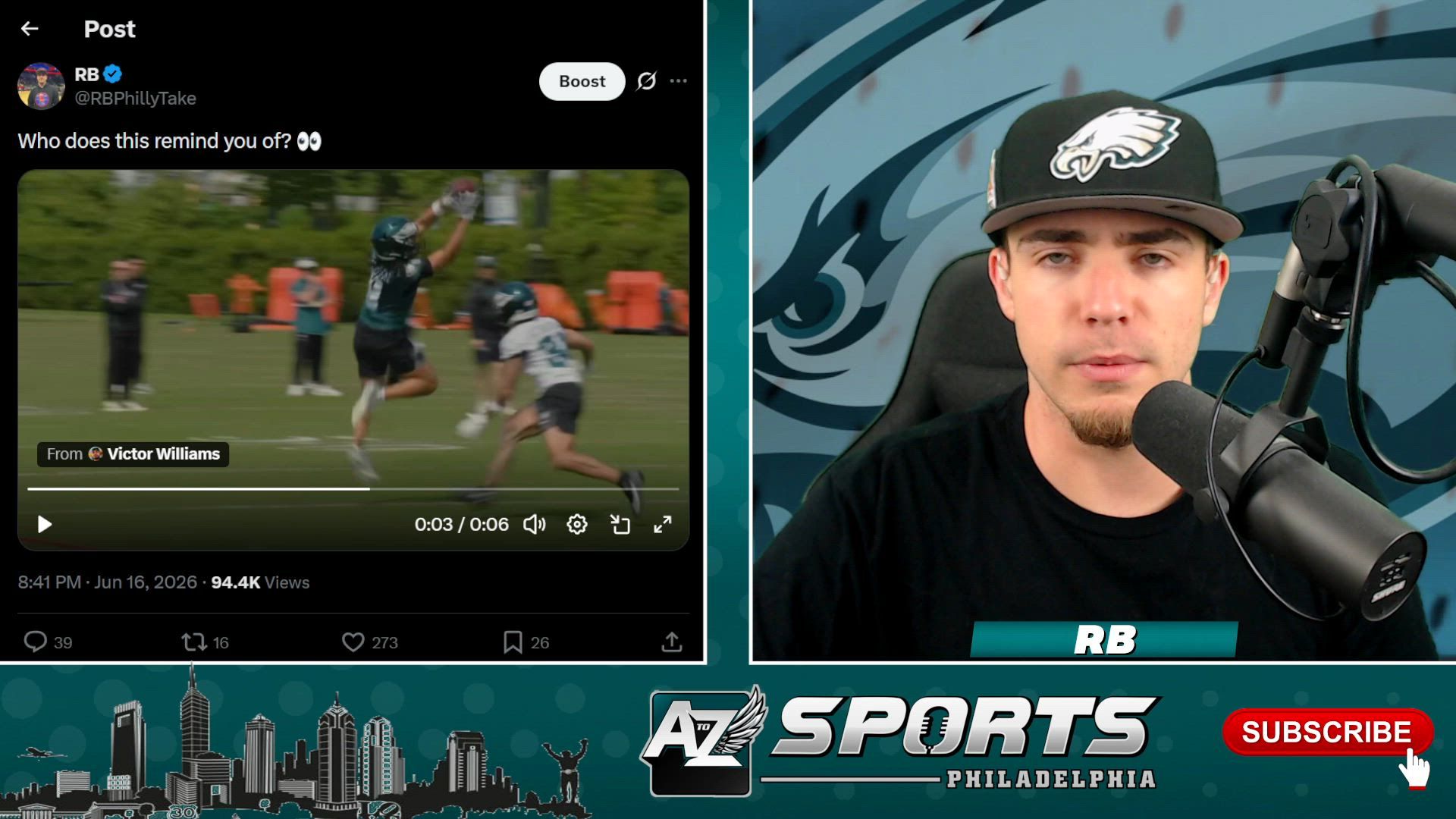 Makai Lemon looks amazing in new Eagles practice video