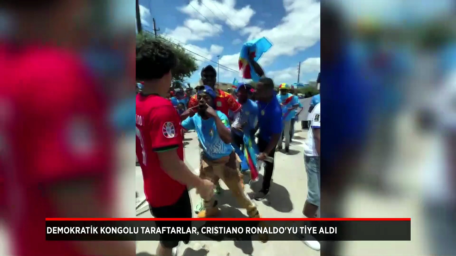 Demokratik Kongolu taraftarlar Cristiano Ronaldo'yu tiye aldı