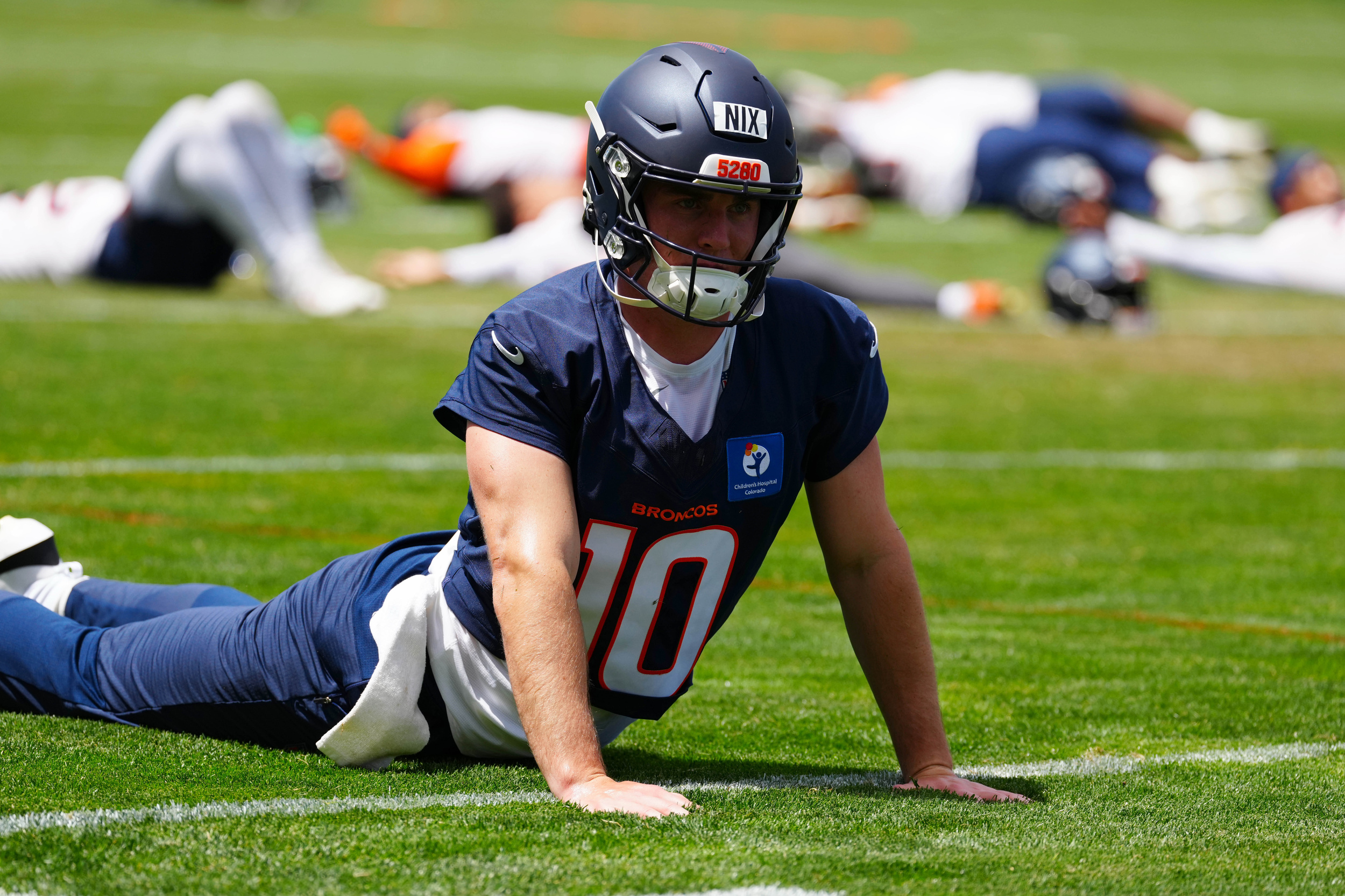 Bo Nix participates at minicamp; Broncos unconcerned about QB’s ...