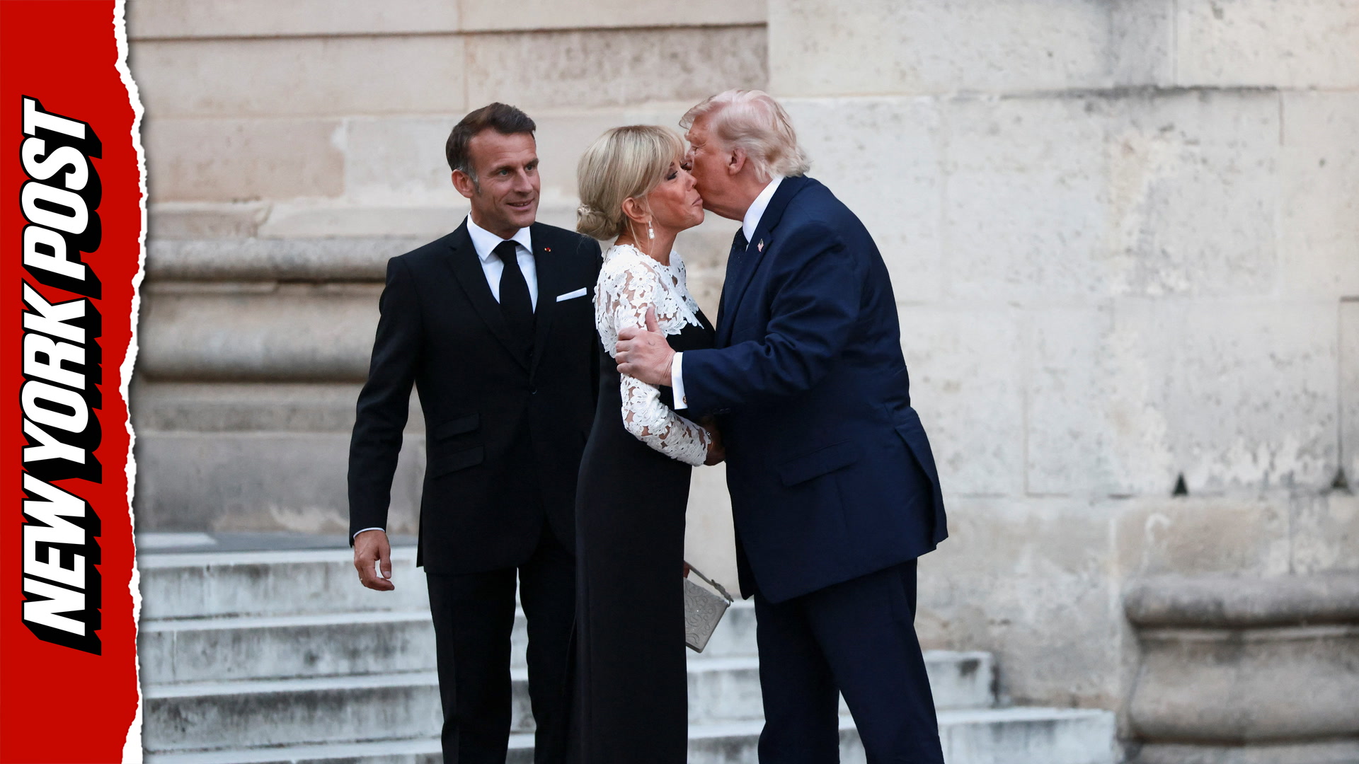 Trump gushes over Brigitte Macron calling her 'amazing woman' during ...