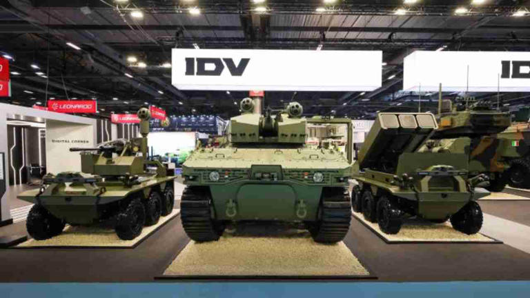 IDV unveils CL2X robotic tank with 500 km range at Eurosatory 2026