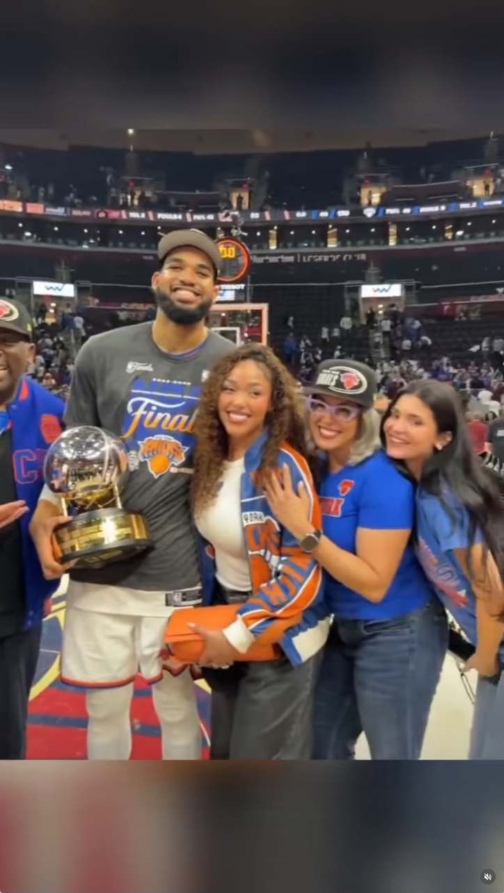 Karl-Anthony Towns’ fiancée Jordyn Woods wasn’t happy with Knicks owner ...