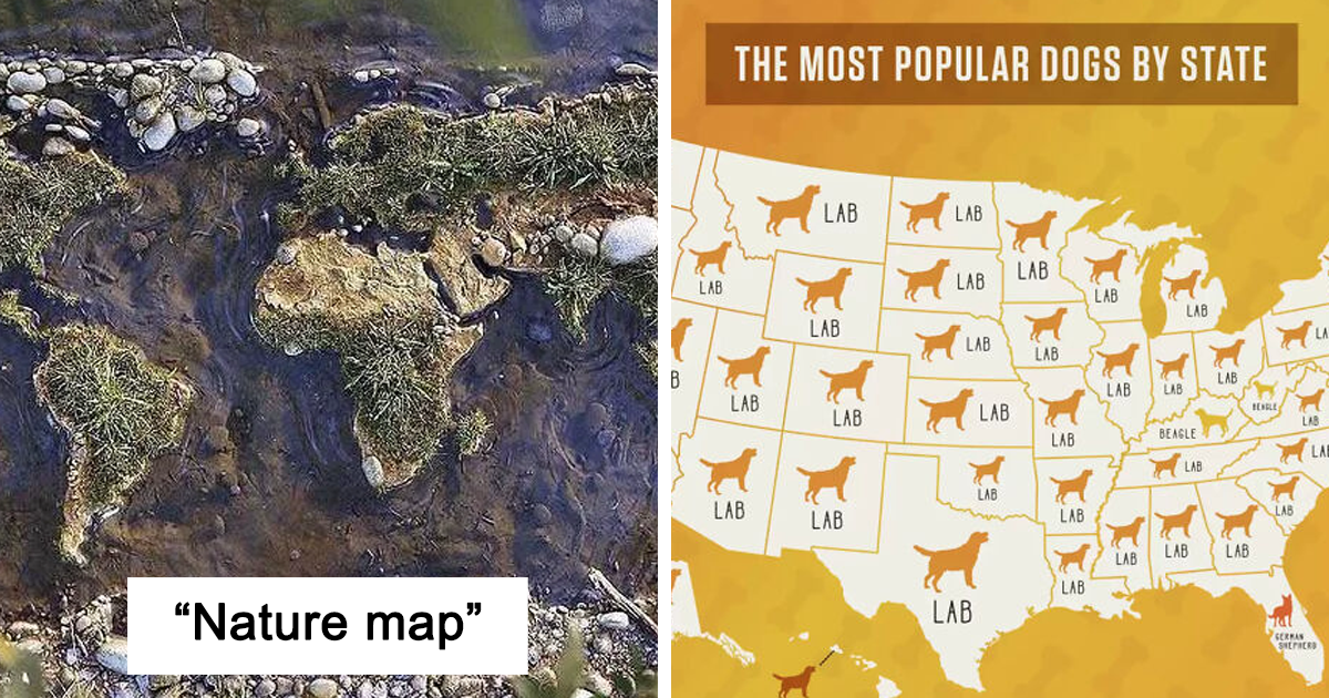 39 unconventional maps that break away from standard geography