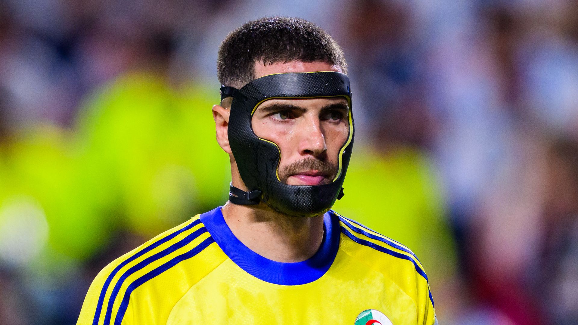 Why Luca Zidane wore a mask during Algeria's World Cup match against ...