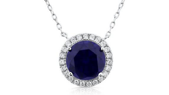 ShopHQ’s dazzling simulated sapphire necklace will make the perfect ...