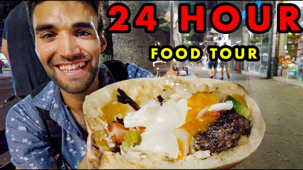 24 hours eating street food in Tel Aviv