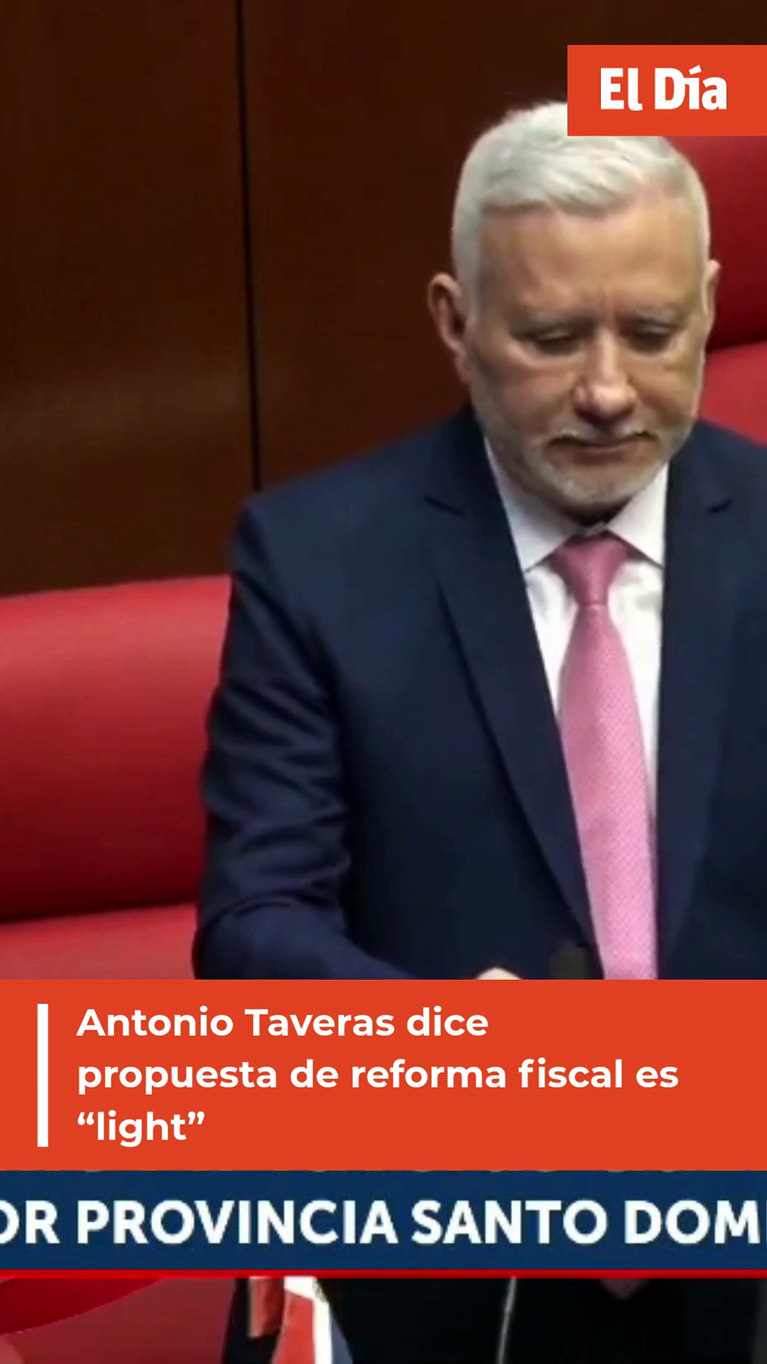 Antonio Taveras dice propuesta de reforma fiscal es "light"