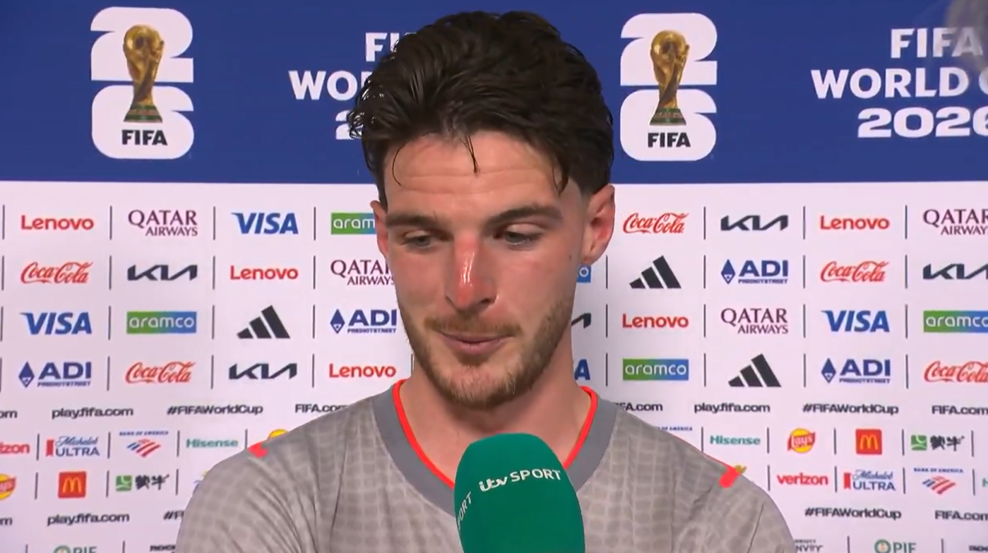 Declan Rice assures fans he’s ‘good as gold’ after sub