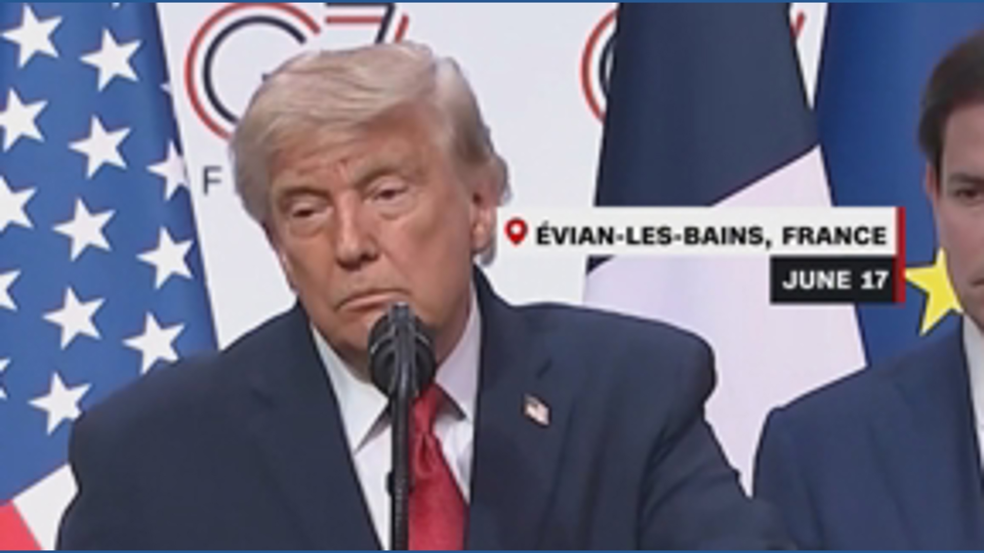 Trump confronted with 2020 quote at G7 summit in France