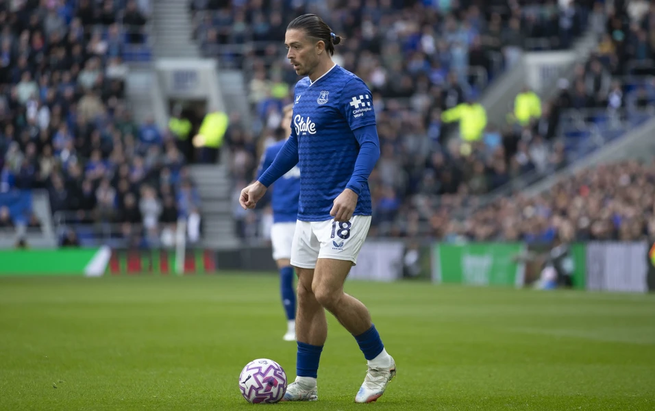 Jack Grealish back in Everton training after five-month injury layoff