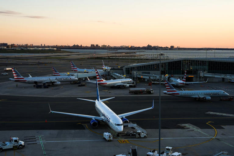 Runway at LaGuardia closed after 'depression' is found next to tarmac
