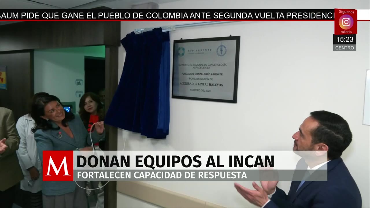 INCAN recibe equipos de última tecnología para combatir cáncer en México