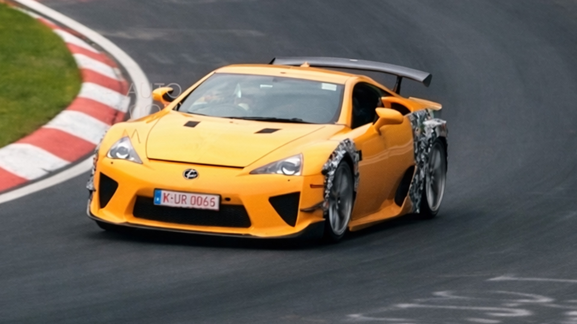 Lexus brings the LFA widebody back to the Nürburgring for testing