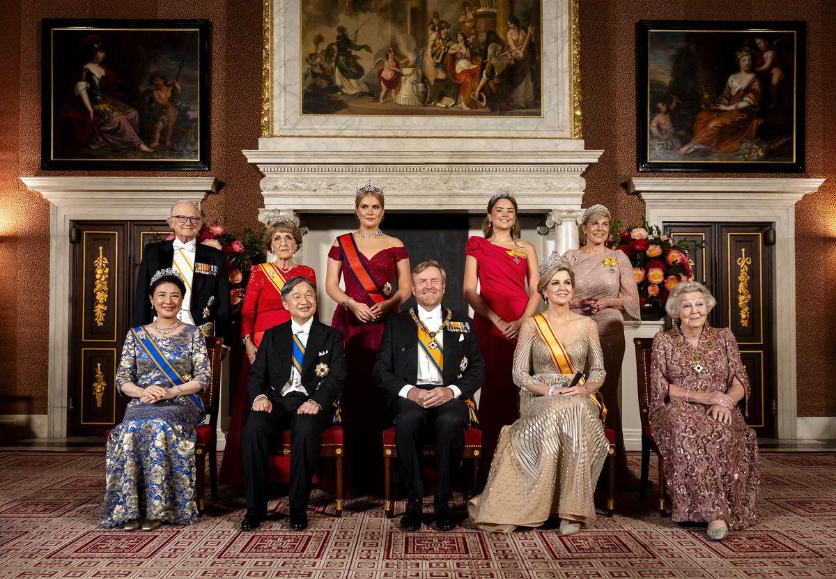 Queen Máxima goes sheer, Amalia shines in diamonds, and Ariane makes a ...