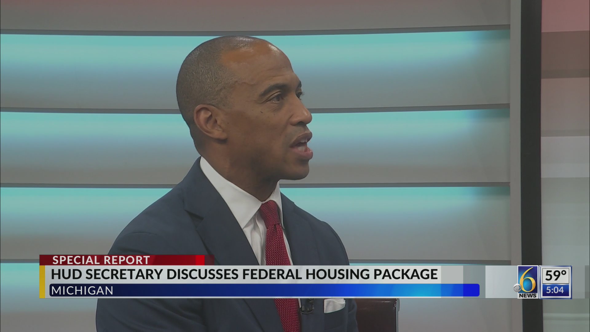 HUD secretary discusses federal housing package