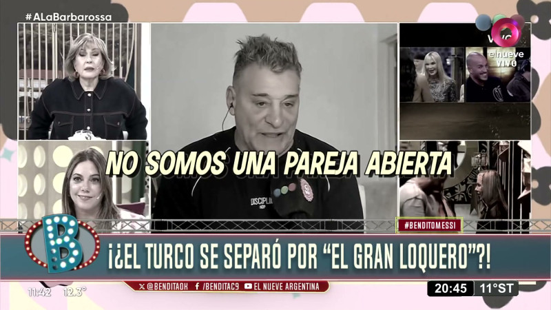 Tras separarse del Turco García, Mariela Prieto protagonizó un beso que ...