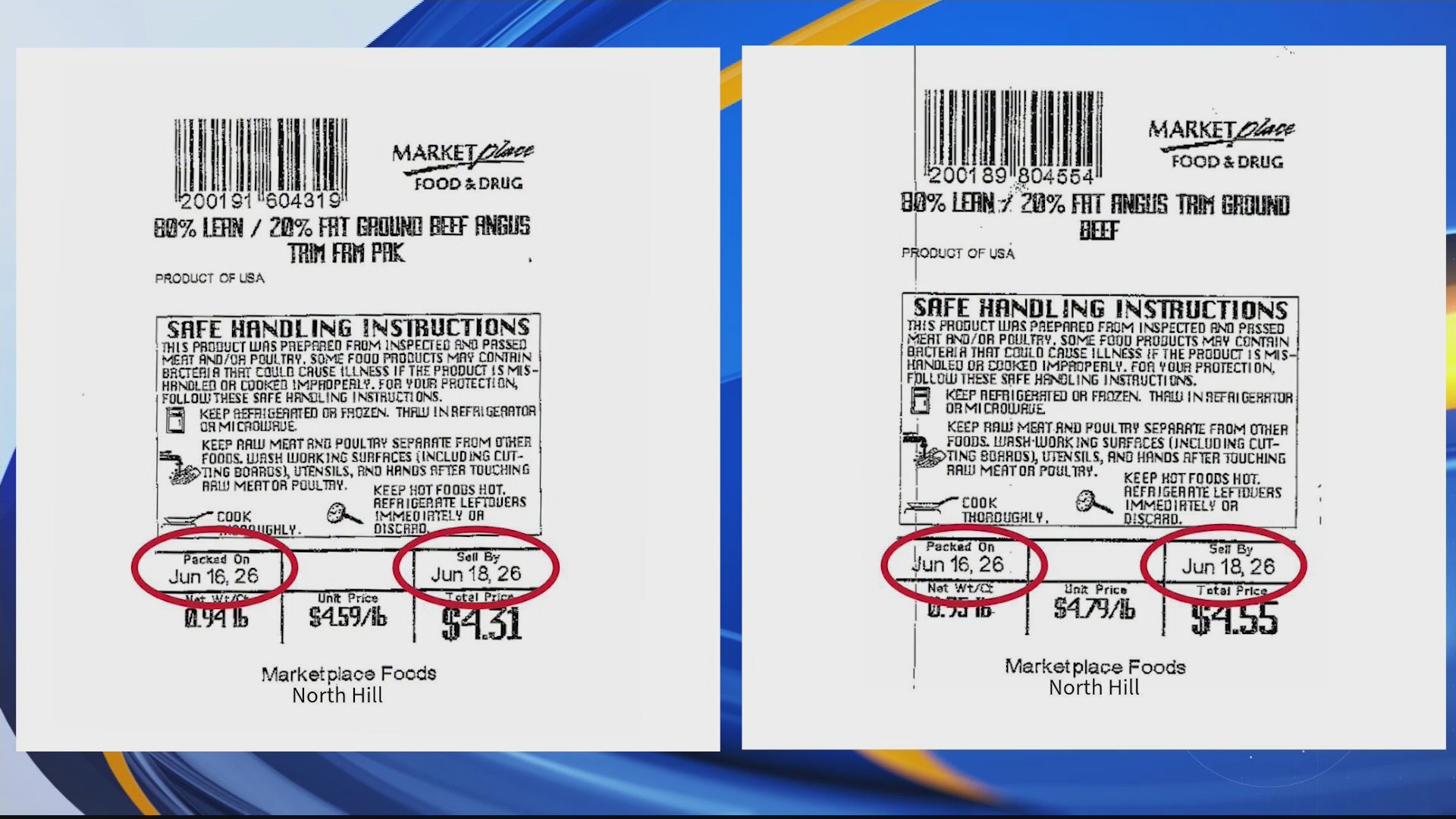 Marketplace Foods issues voluntary ground beef recall over plastic ...