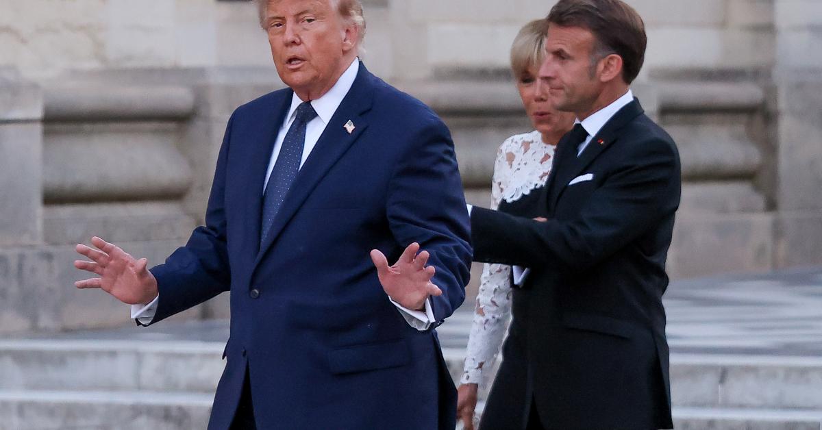 President Trump signs Iran memorandum while in Paris