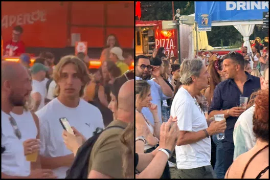Foto VN – Anche Ferrari e Fazzini al concerto di Cremonini