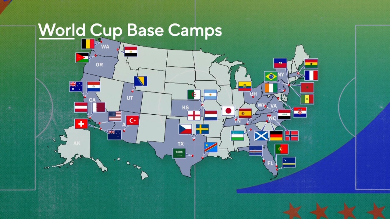 Inside the base camps for World Cup teams across the US