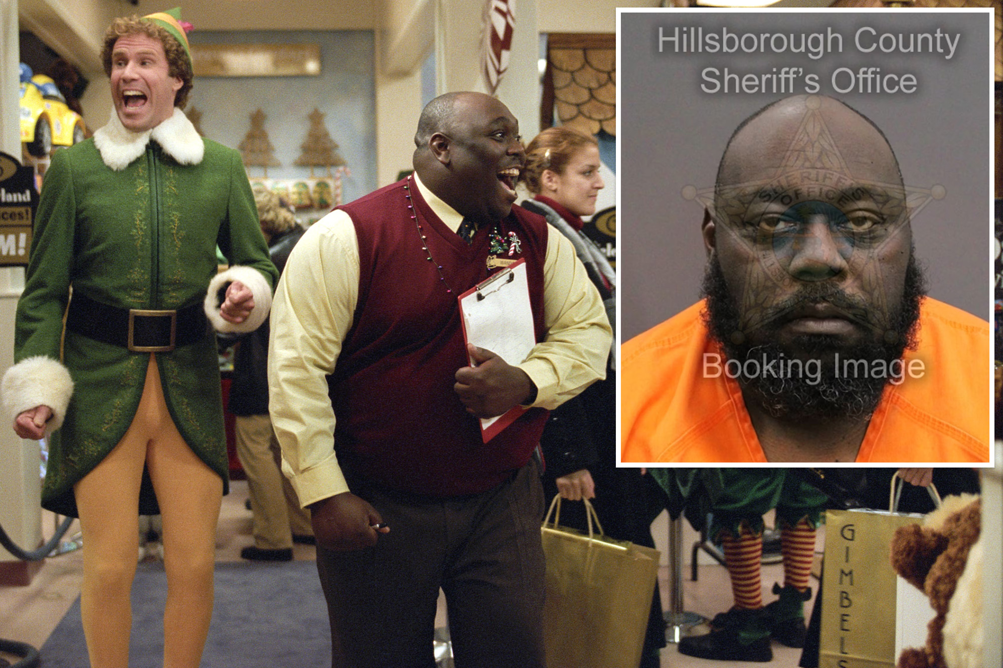 'Elf' actor Faizon Love wears blank stare in mugshot after he's busted ...