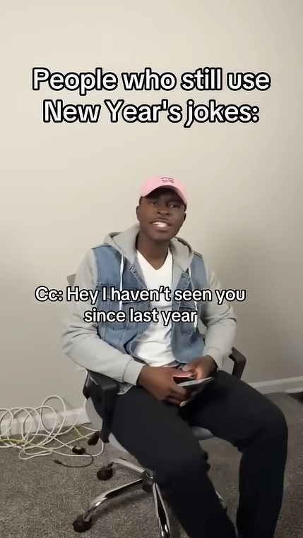 People who haven’t moved on yet 🤨💀 still making New Year jokes halfway ...