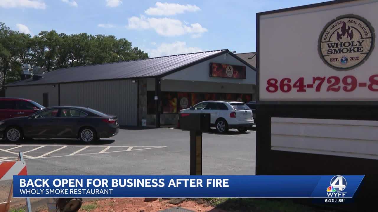 Wholy Smoke Family Restaurant reopens after fire