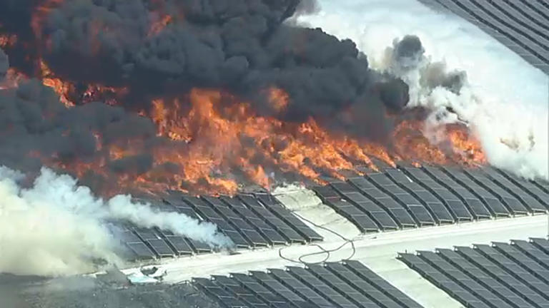 Live: Shelter-in-place ordered after massive fire at commercial ...