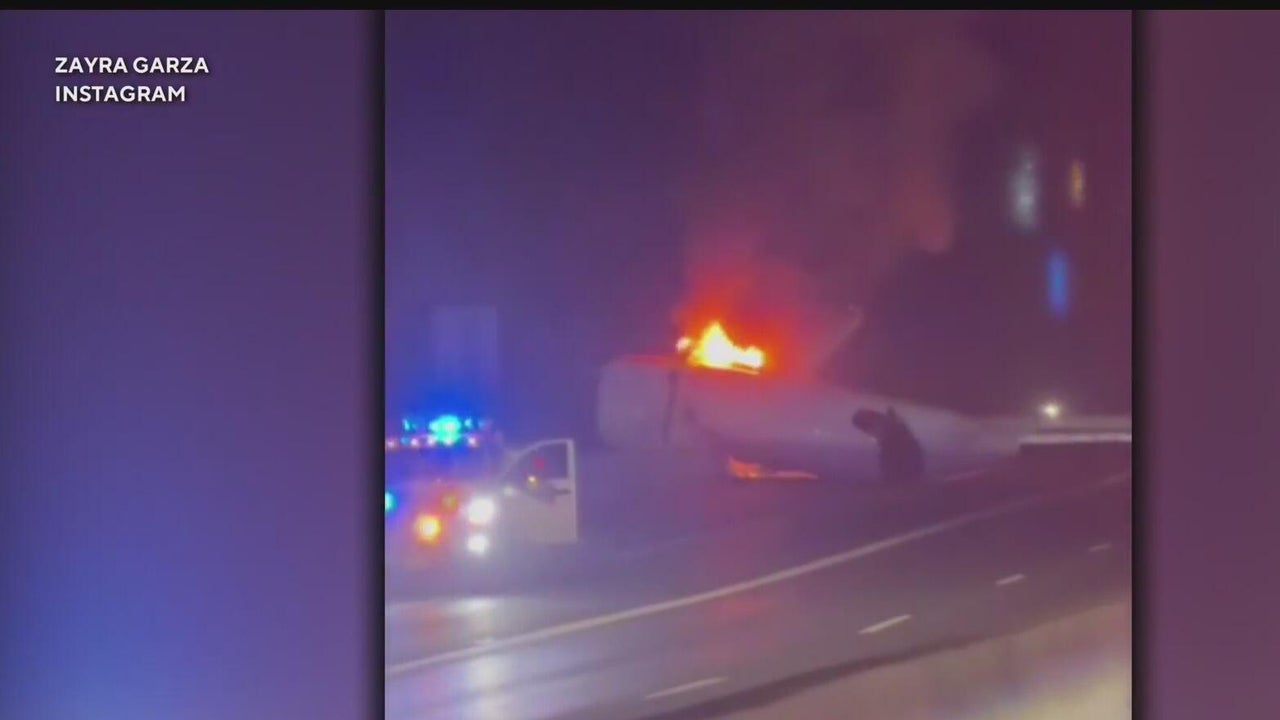 Plane crashes on South Texas highway; one dead, several hurt