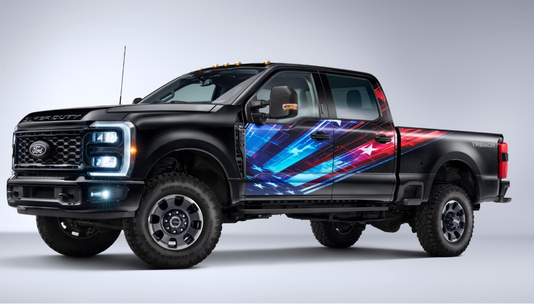 Ford debuts 'Proud to Honor' Super Duty truck design for America 250