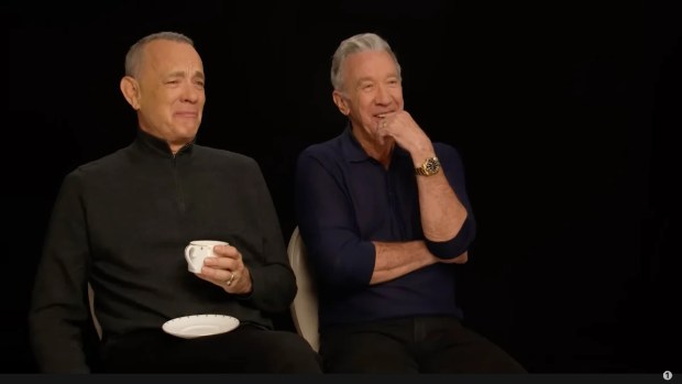 Tom Hanks baffled to learn 'Toy Story' characters Woody and Jessie are ...