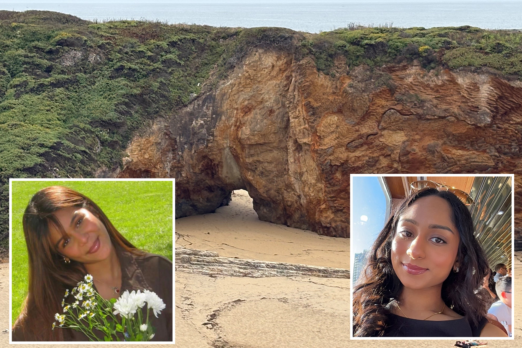 Families of two friends killed by freak wave on treacherous California ...
