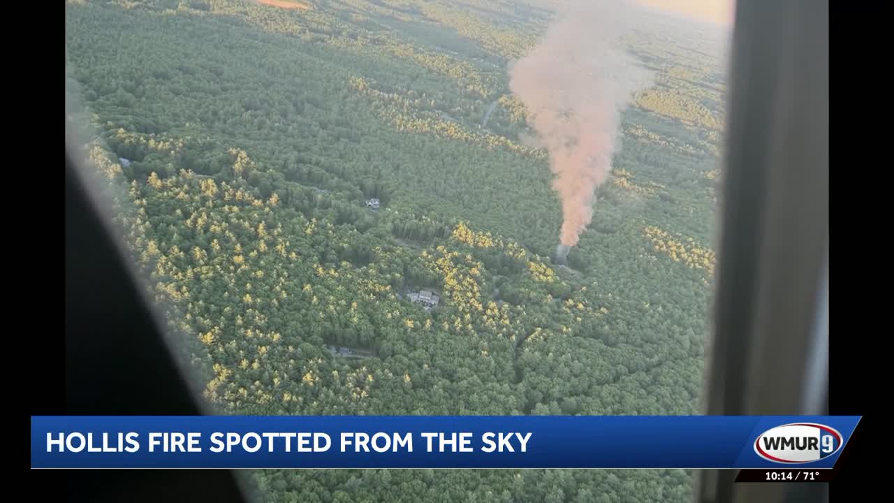 First responders alerted to Hollis house fire from airplane pilot ...