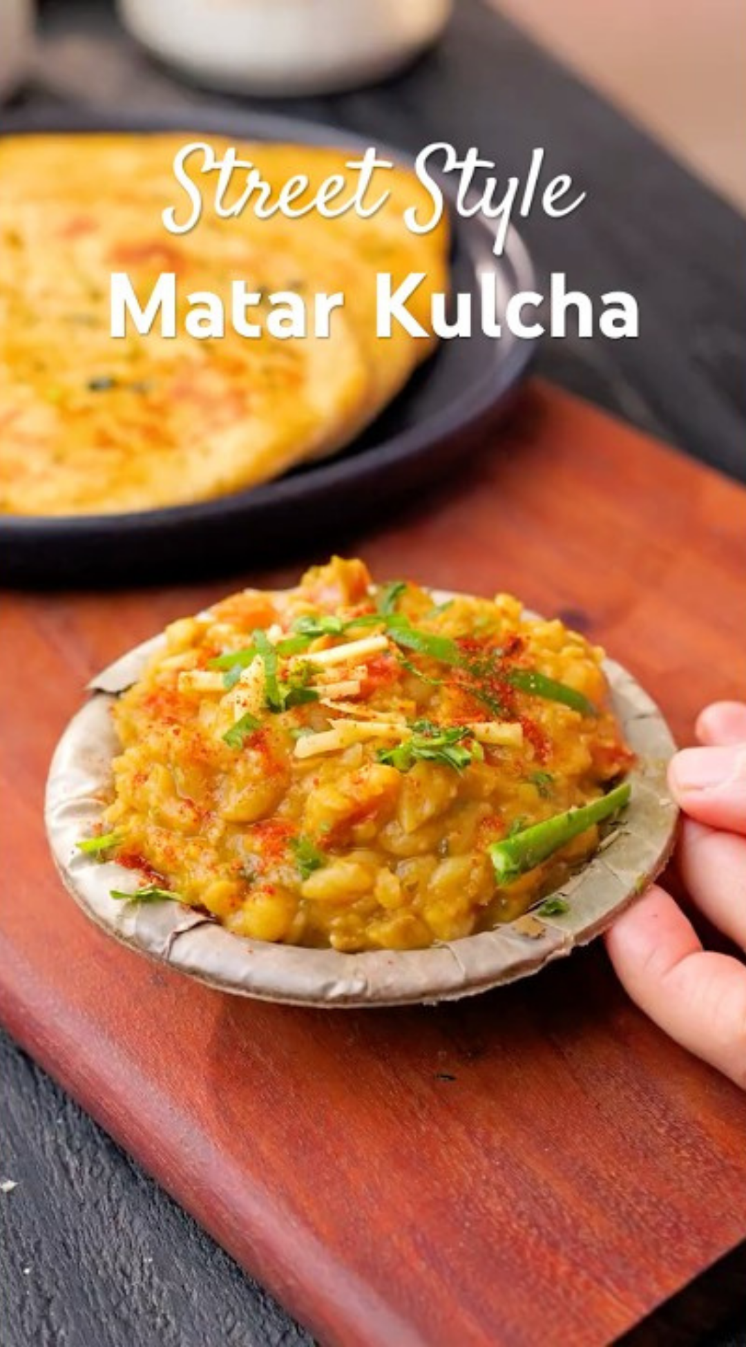 Street style matar kulcha at home easy recipe