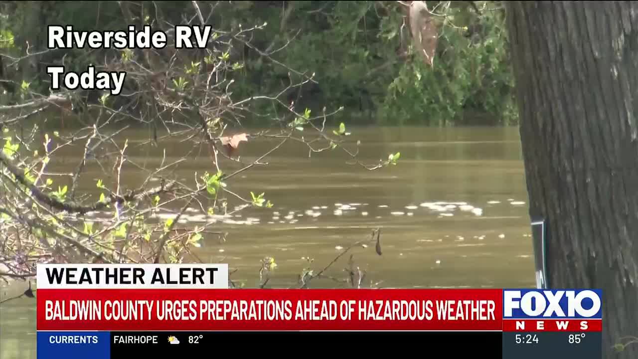 Baldwin County urges preparations ahead of hazardous weather