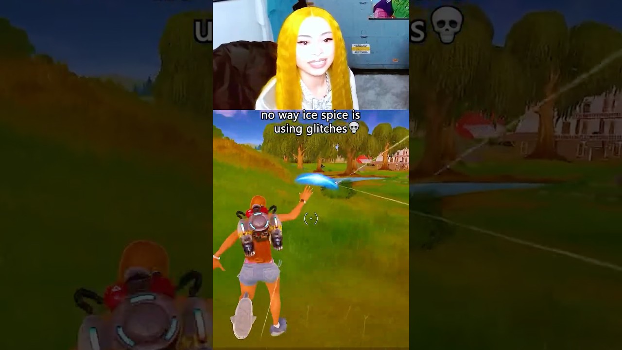 Ice Spice is cheating in Fortnite