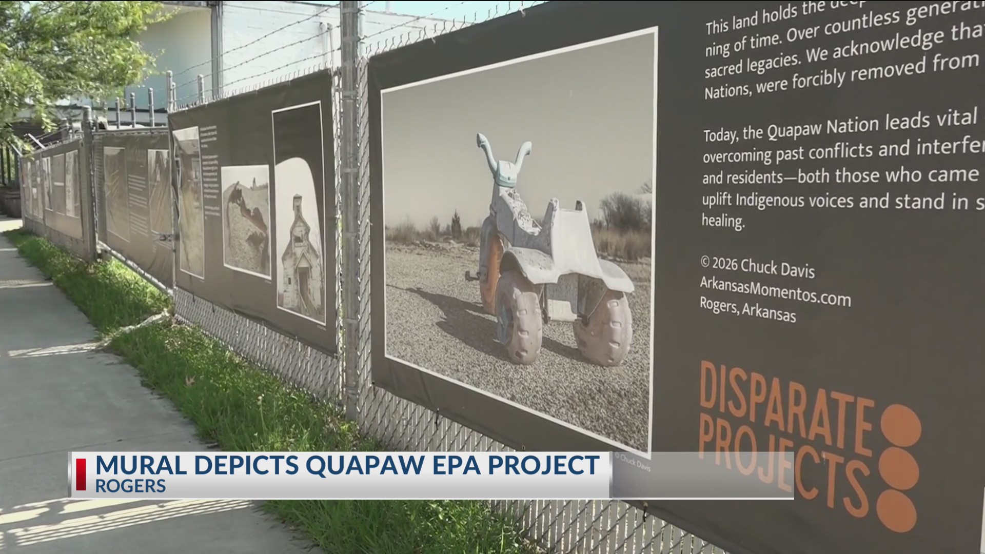 Mural depicts Quapaw EPA project