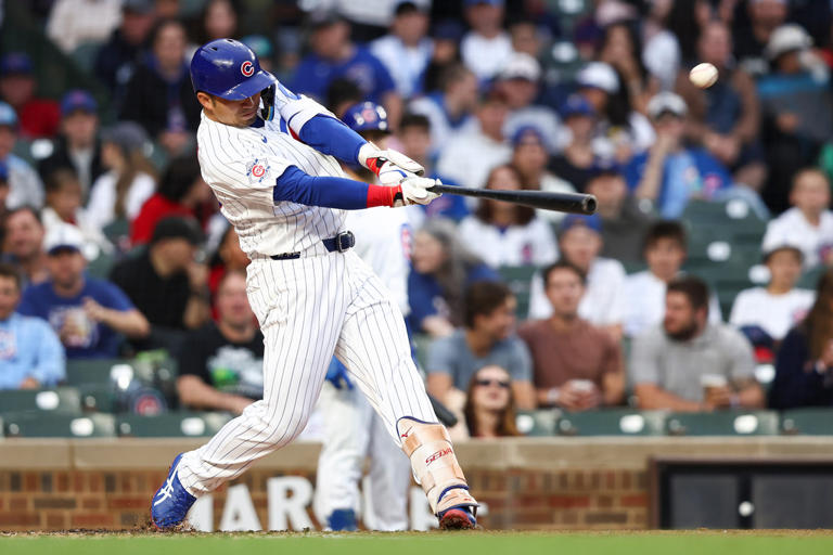Cubs score 7 runs in the 2nd inning and get homers from Swanson and PCA ...