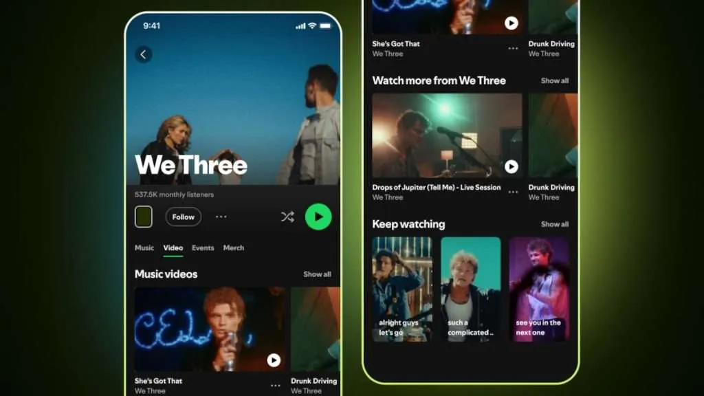 Spotify enables direct full-length music video uploads