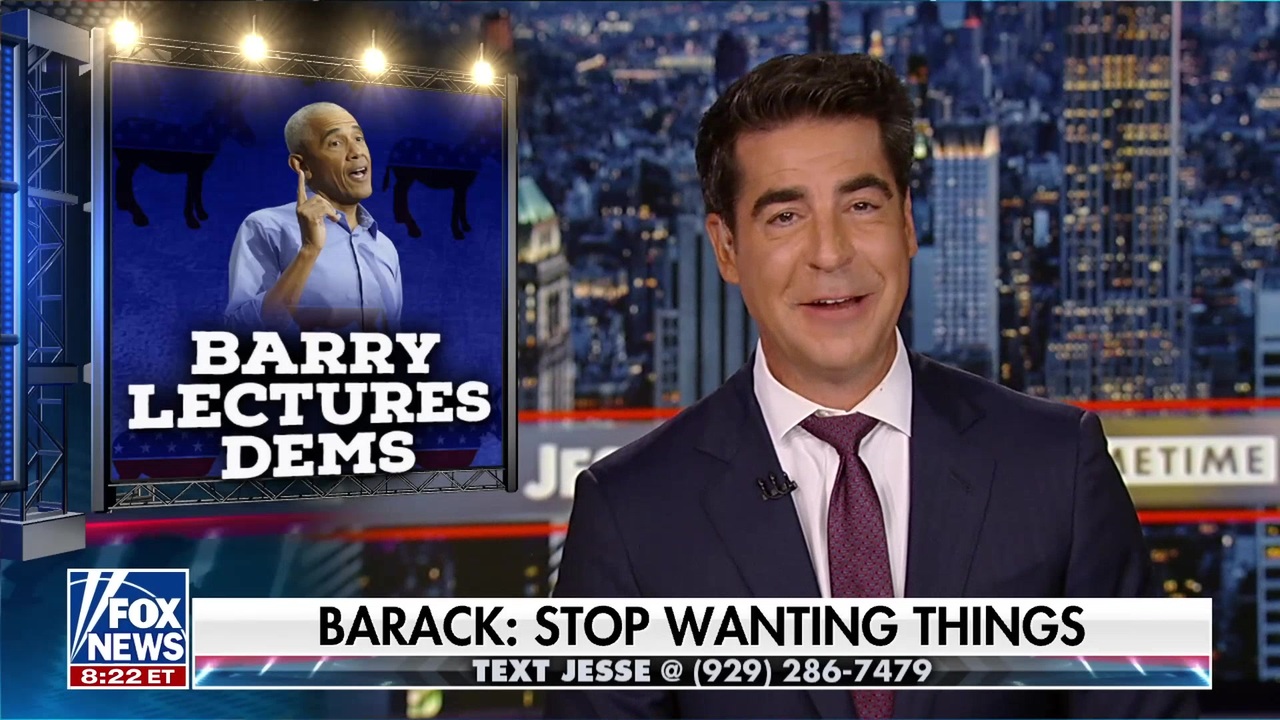 Watters calls out Obama’s high-profile lifestyle after the White House