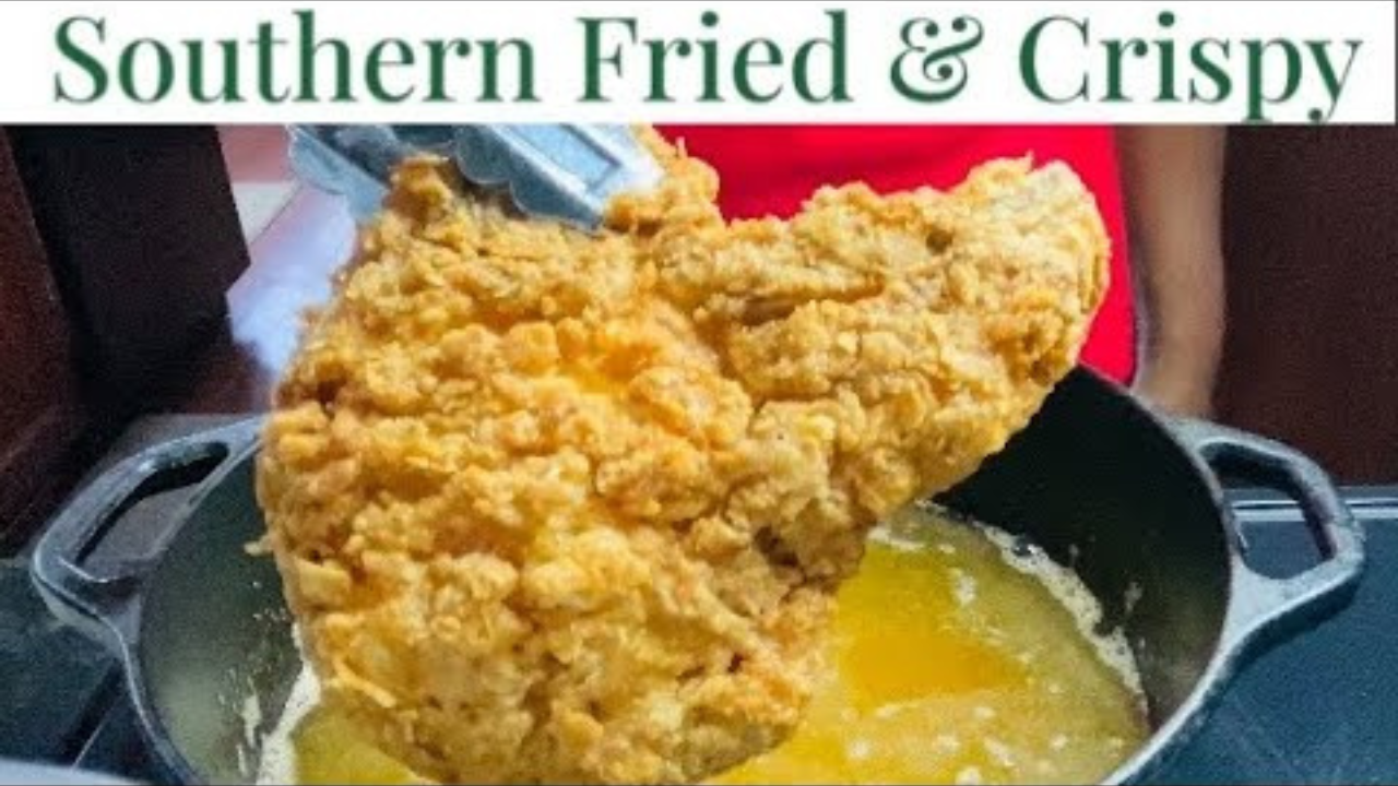 Best crispy fried bone-in pork chop sandwich southern cooking secret