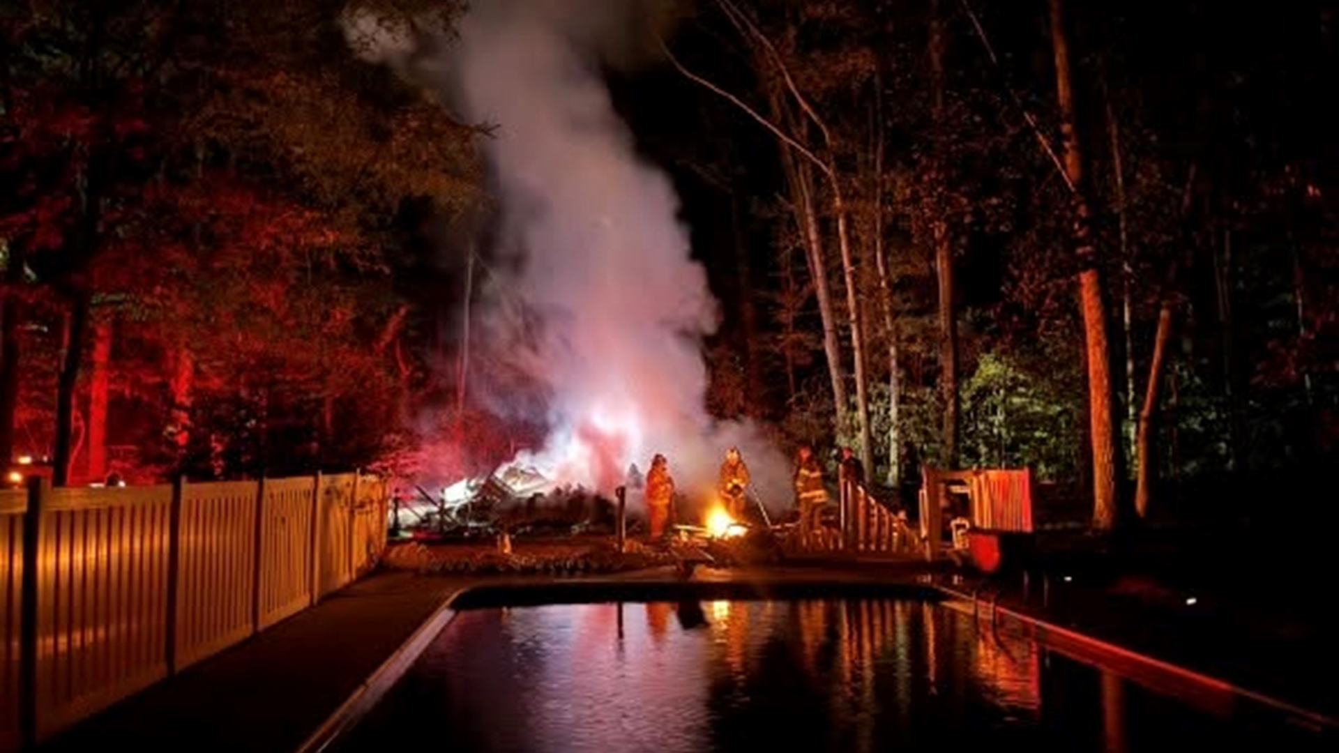 Decatur utility shed fire