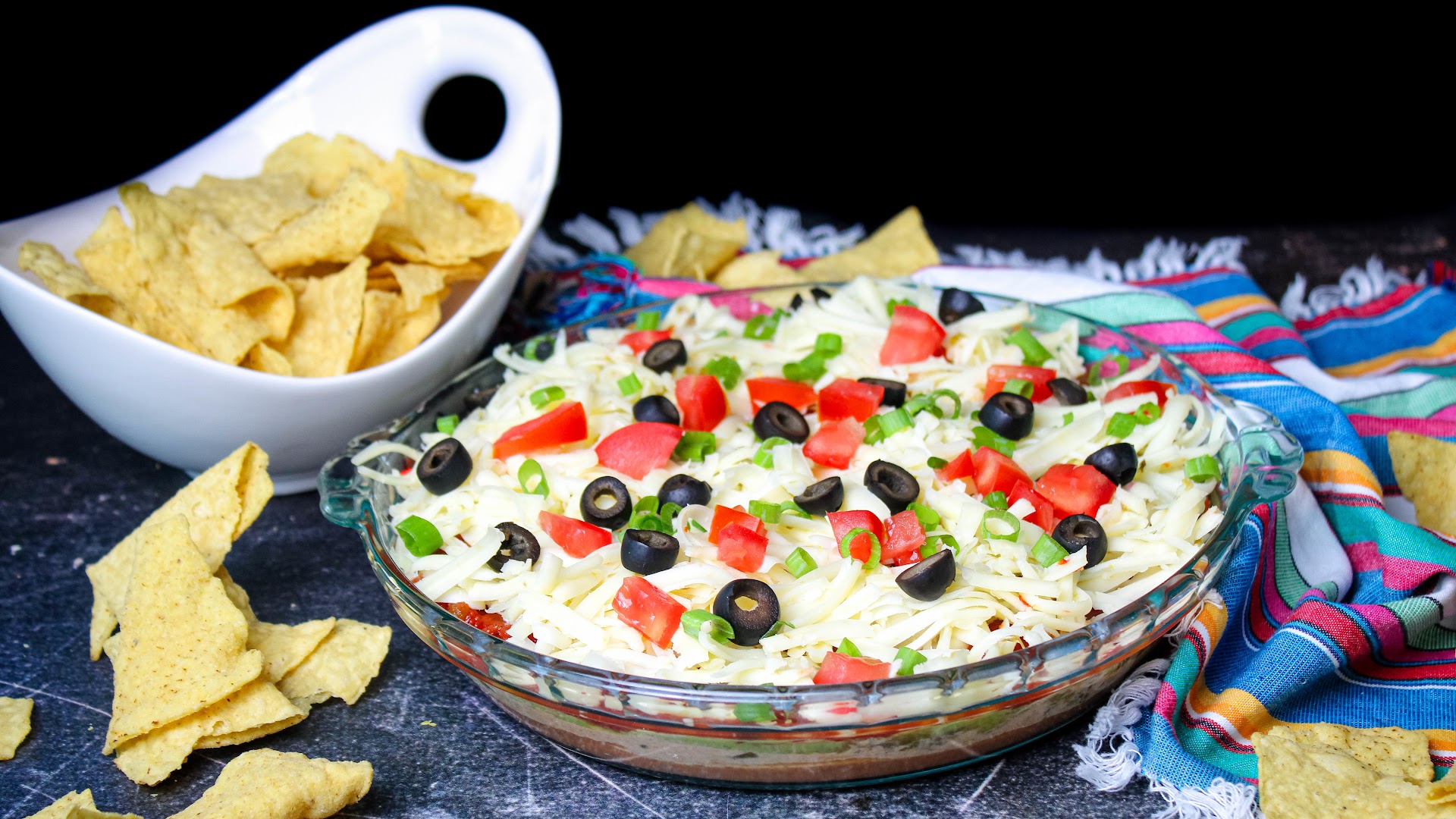 A new twist on layered taco dip that's filled with Tex-Mex flavor ...