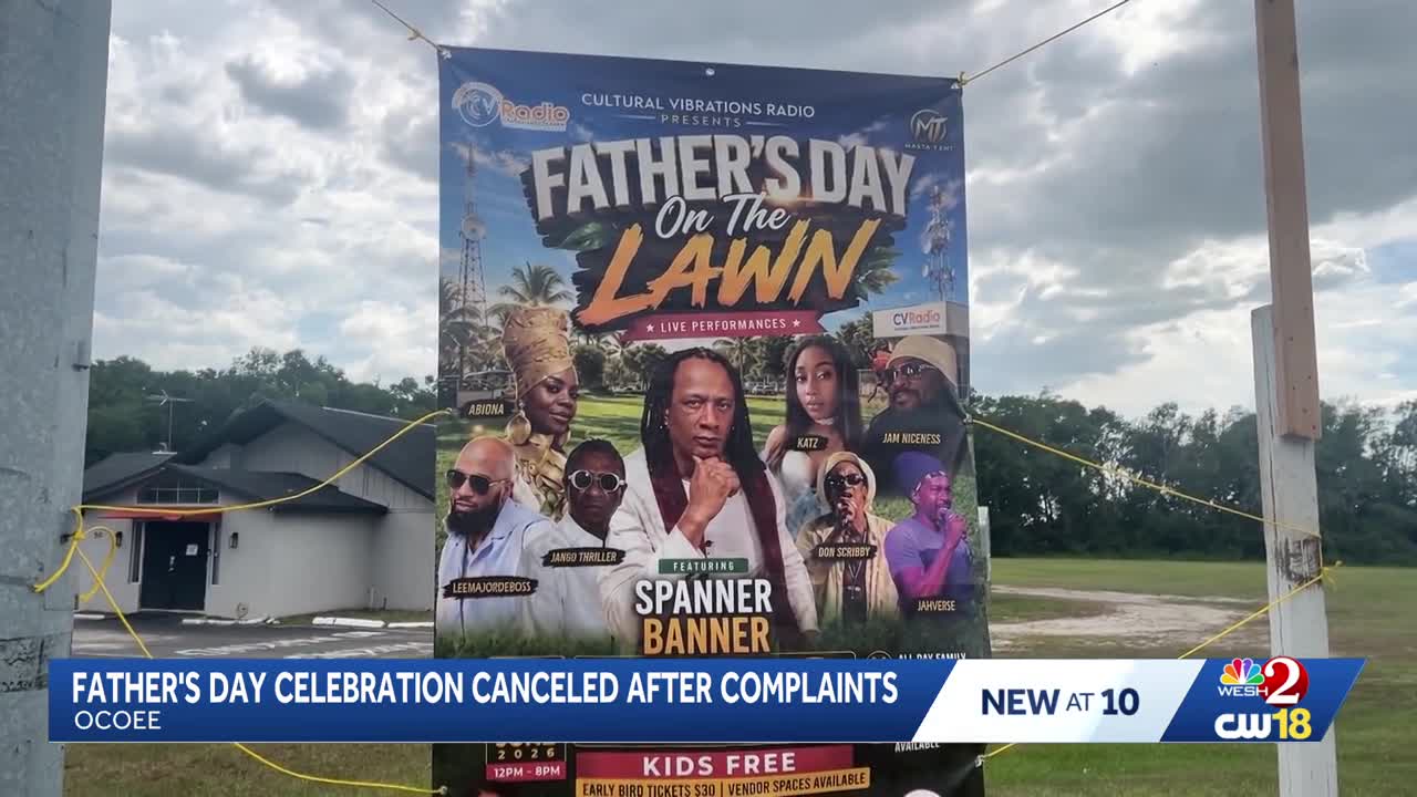 Ocoee-area Father's Day celebration canceled over noise complaints